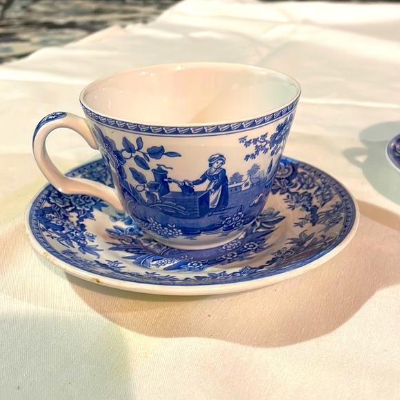Spode | Dining | Spode Teacup Sets Blue Room Collection | Poshmark